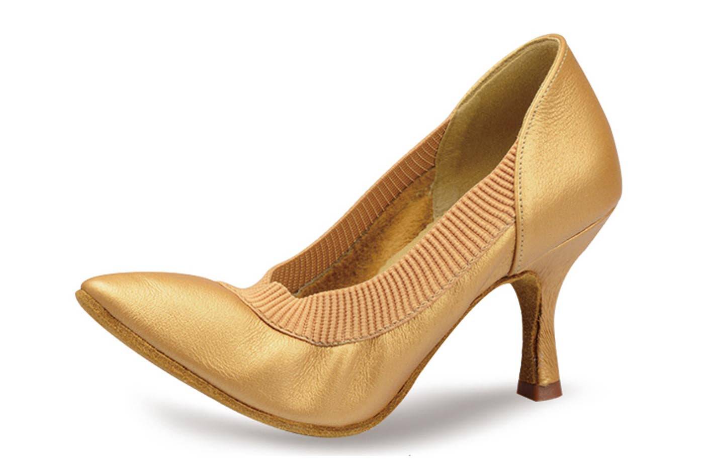 BD Dance 191 Ladies Ballroom Dance Shoe with Comfortable Elasticized K ...